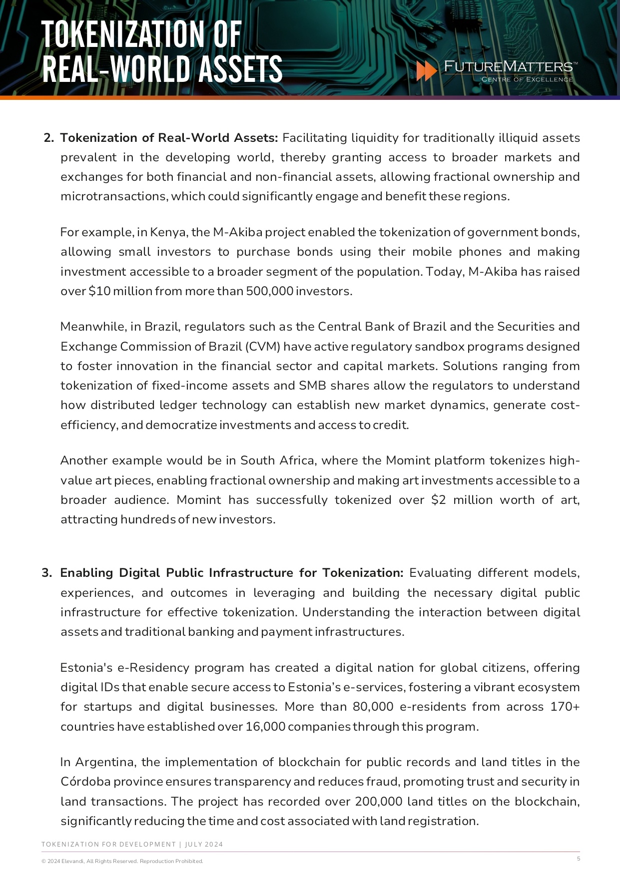 Tokenization for Development